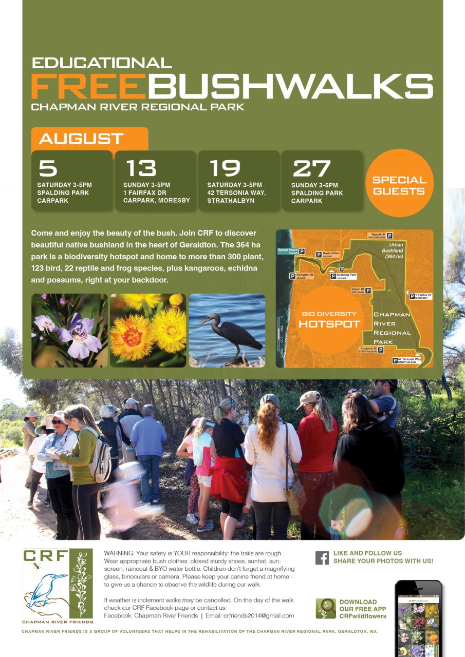 Free Educational Bushwalks » Visit Geraldton