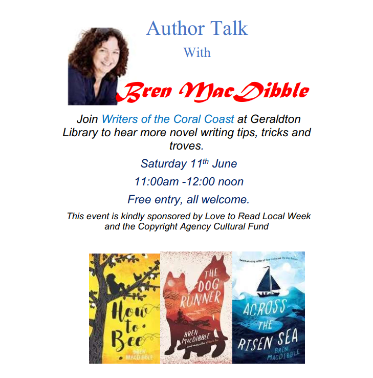 Author Talk - Bren MacDibble » Visit Geraldton