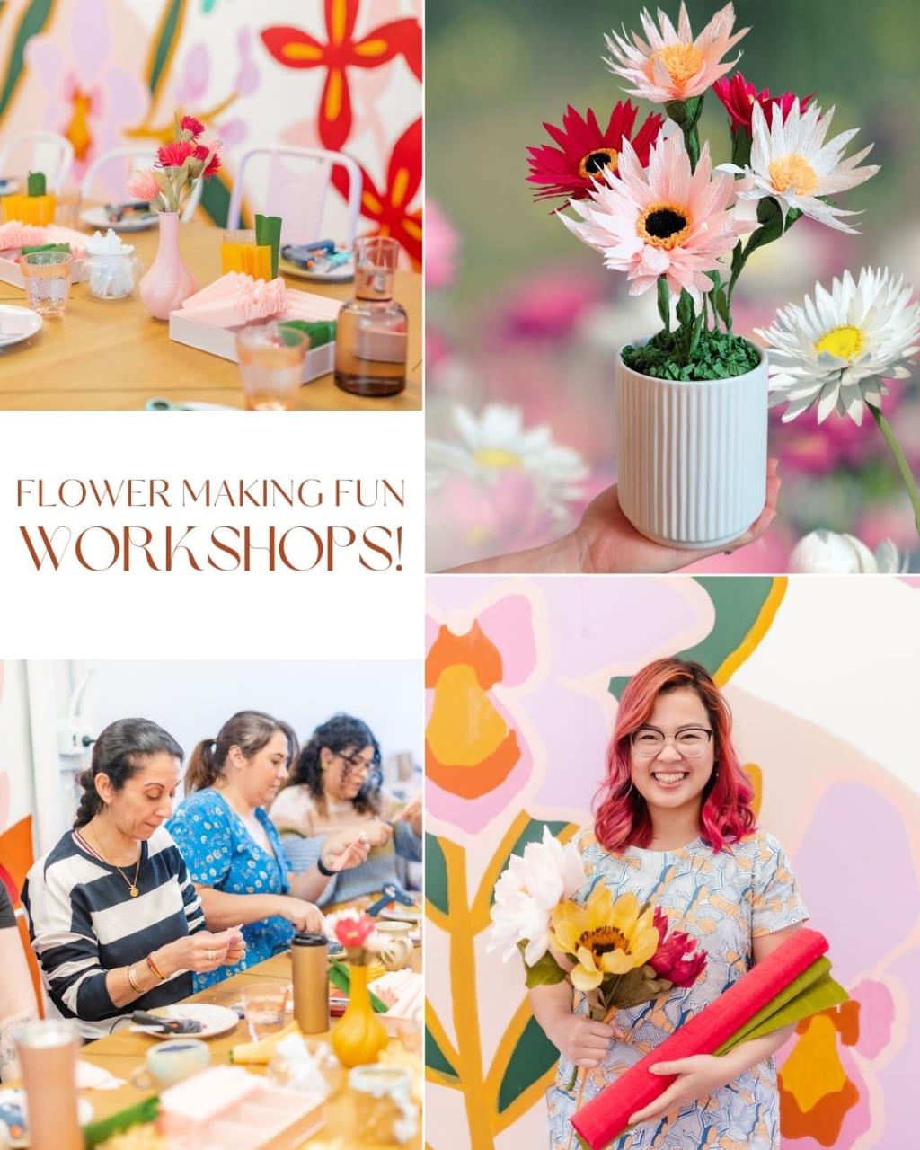 Flower making fun workshop » Visit Geraldton